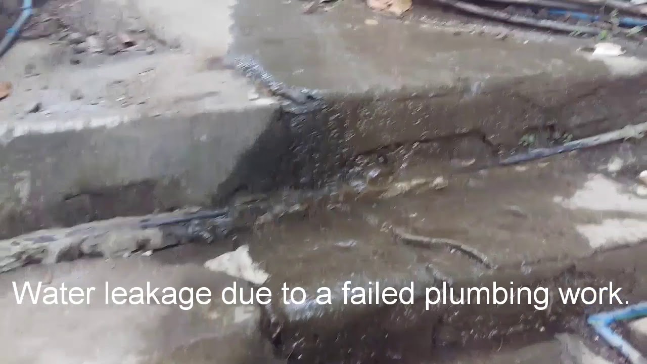 FAILED PLUMBING PRACTICE | Resulting of water shortage - YouTube