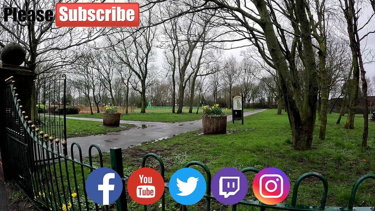 Walk Round Watson Road Park Blackpool - YouTube