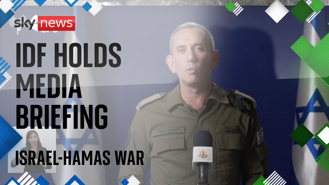 Watch live: IDF Briefing - YouTube