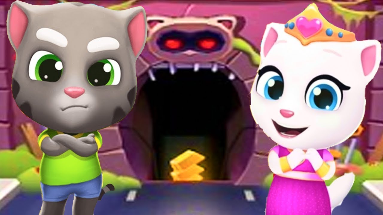 Talking Tom Gold Run - TALKING TOM & PRINCESS ANGELA in LOST CITY WORLD ...