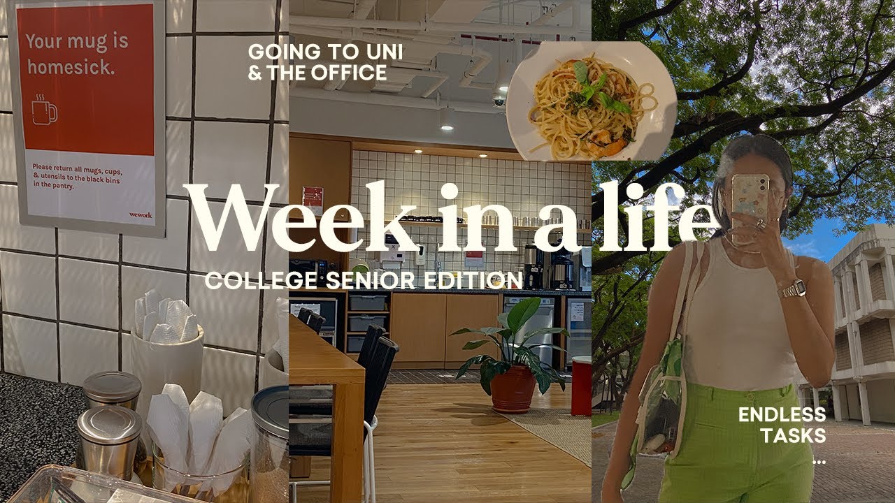 intern x college diaries ⭐️ going to the office, campus, endless tasks ...