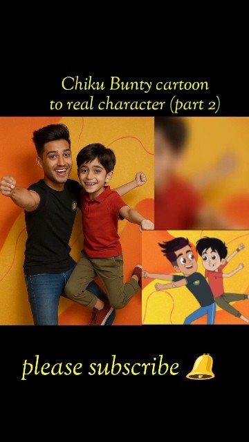 Chiku Bunty ##cartoon to real## character ##part 2 ## - YouTube