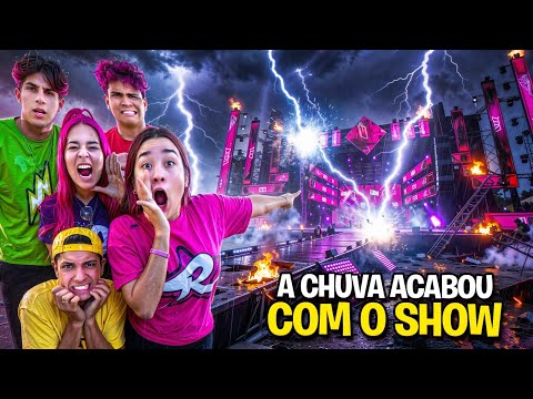 VLOG DO SHOW NO PARQUE DE DIVERSÕES *A chuva acabou com tudo !