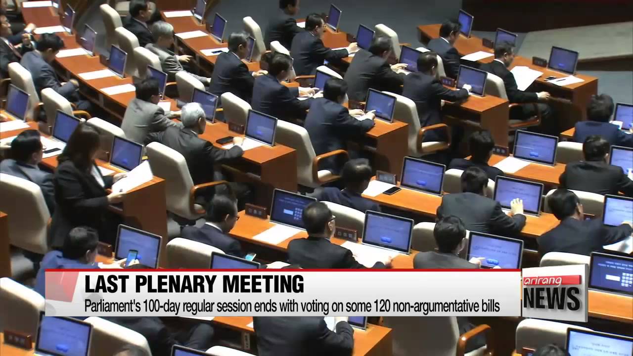 Parliament′s 100－day regular session ends with voting on some 120 non ...
