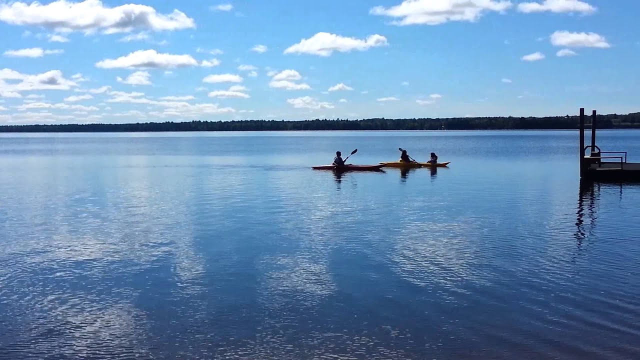 Kayaking at the cottage. Sept 2015 - YouTube