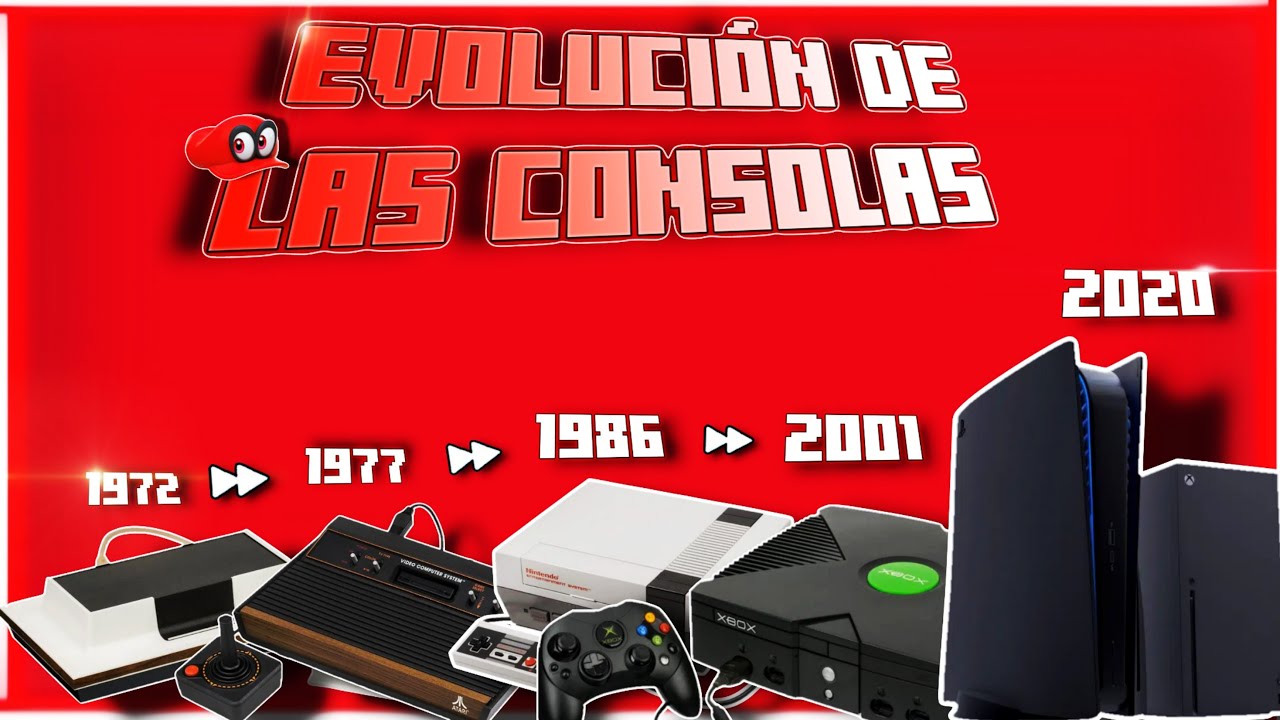 LA EVOLUCIÓN DE LAS CONSOLAS 🕹️ | TODAS LAS GENERACIONES DE CONSOLAS ...