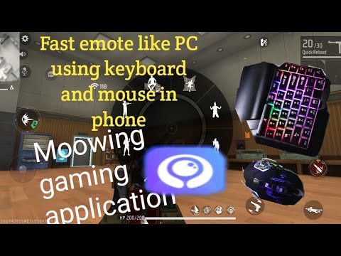 To make Fast emote like PC using Moowing gaming application with ...
