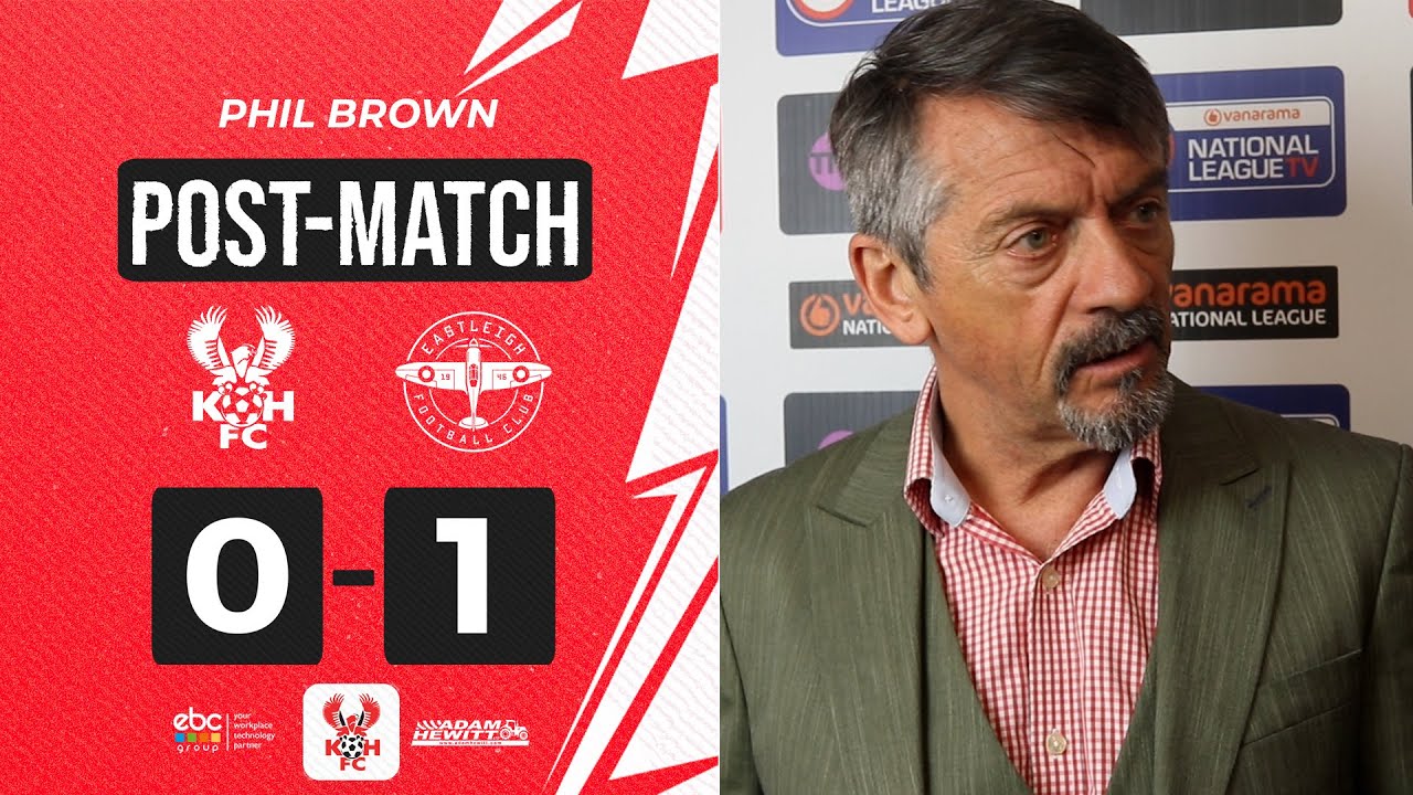 💬 "HURTS" | 13 Apr 24 | Phil Brown on Eastleigh defeat and relegation ...