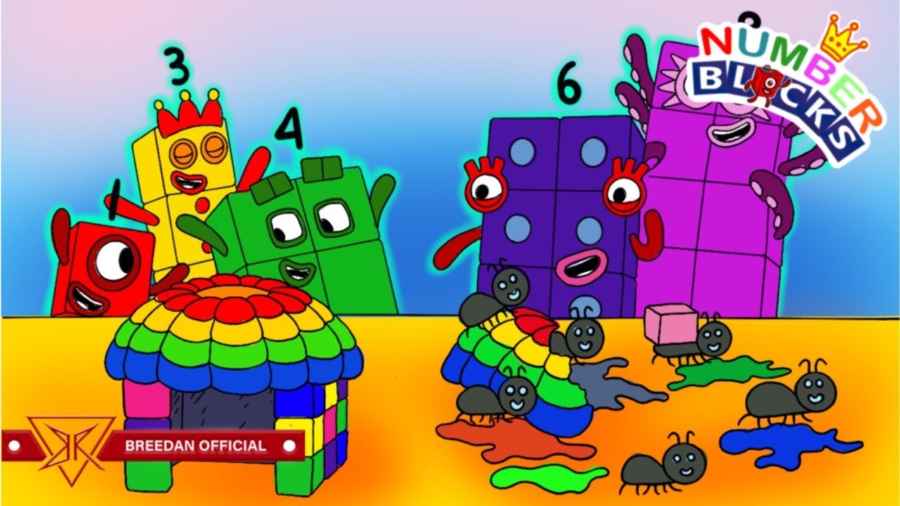 Numberblocks 1 3 4 6 8 Today Meet a Special Jelly Playhouse Rainbow ...