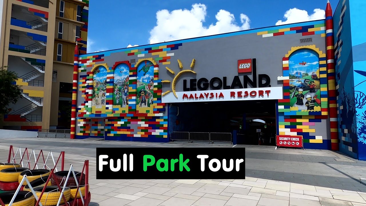 Legoland Malaysia | Full Park Walkthrough | Lego Shops Rides And Models ...