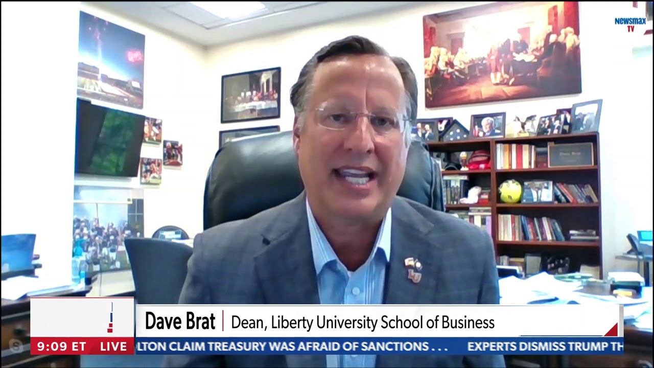 Former Rep Dave Brat (R-VA), Dean of Business at Liberty University - 2020-06-23 - Newsmax - YouTube