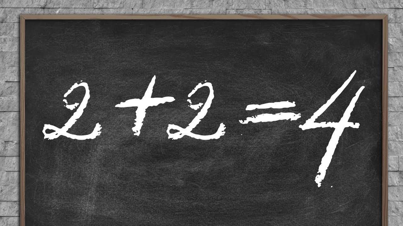 Realmente, ¿sabes demostrar que 2+2=4? - YouTube