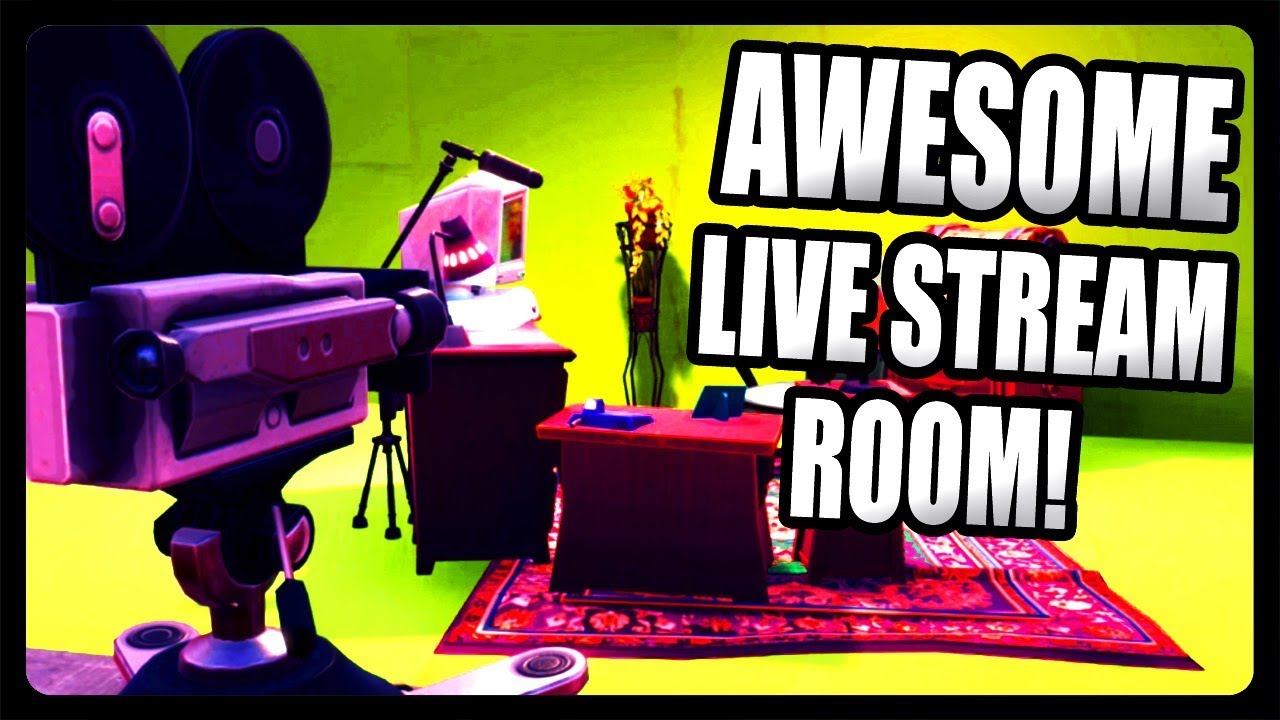 NEW LIVE STREAMING ROOM IN FORTNITE! SEASON 4 NEW SECRET LOOT LOCATIONS ...