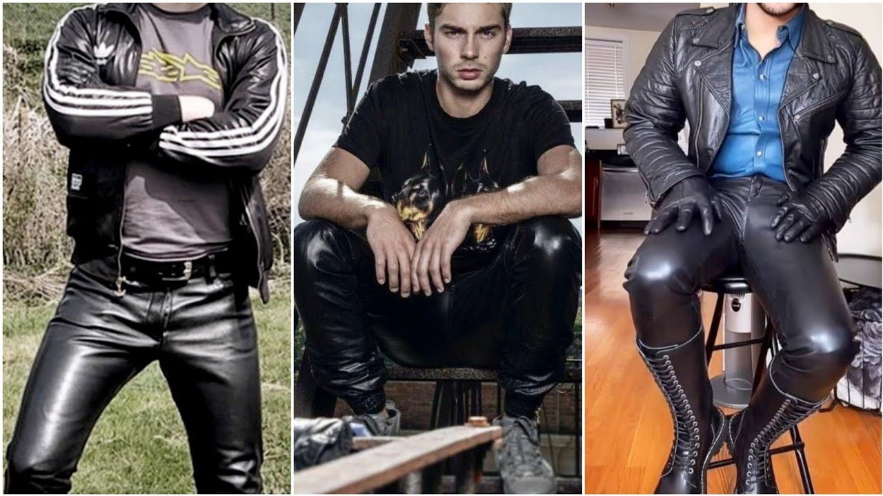 Demanding and most stylo leather outfit collection for boys and men ...