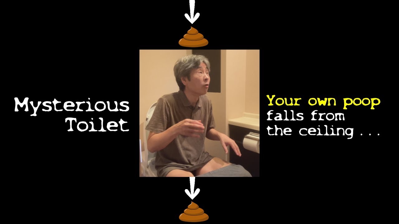 Poop fell from the ceiling ~ Mysterious toilet ~ - YouTube
