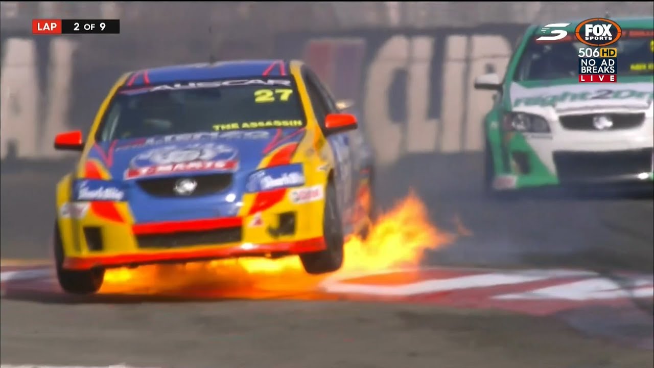 KIM JANE V8 UTE RACING FIRE - YouTube