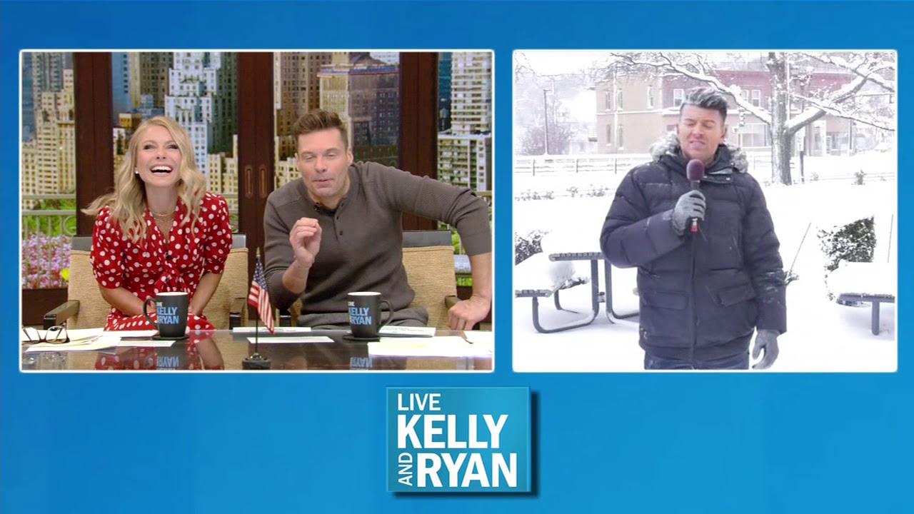 Steve Patterson Reports on the Spring Snowstorm in the Midwest - YouTube