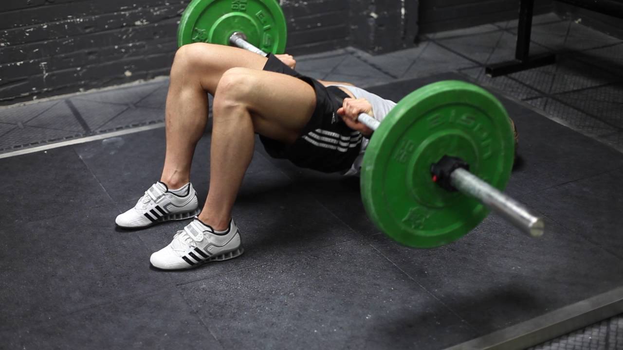 Barbell Glute Bridge - YouTube