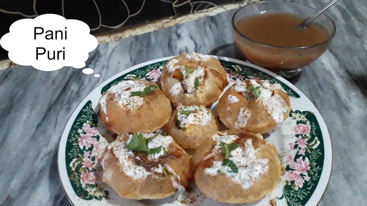 Pani Puri Recipe | Gol Gappa Recipe -By A Little Kitchen - YouTube
