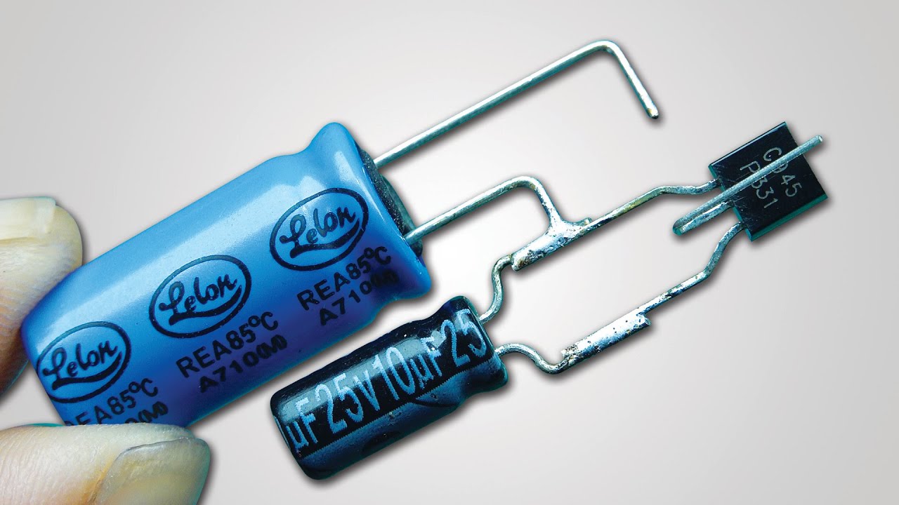 LED Light Project Using C-945 || Single Transistor LED Flasher Circuit ...