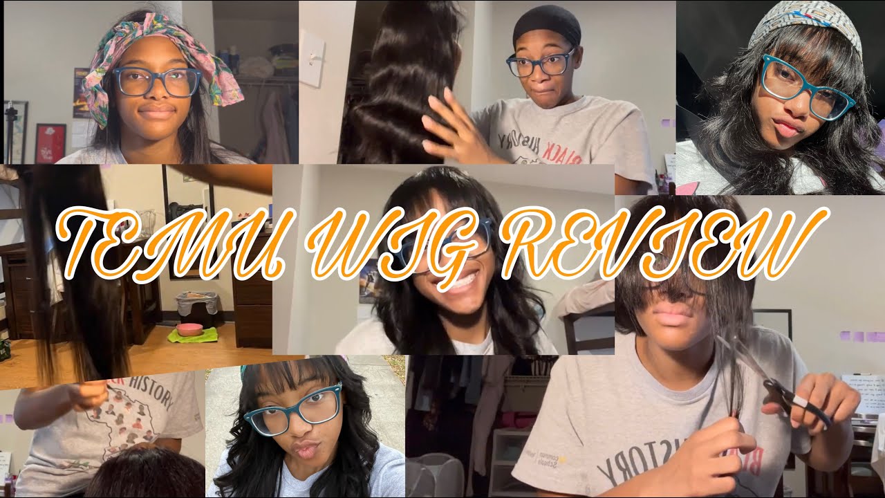 TEMU WIG REVIEW ! First Impression, Styling, and more... - YouTube