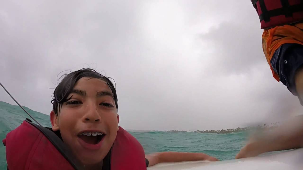 Hobie Cat Sailboat Capsizing in Punta Cana, Dominican Republic!! - YouTube