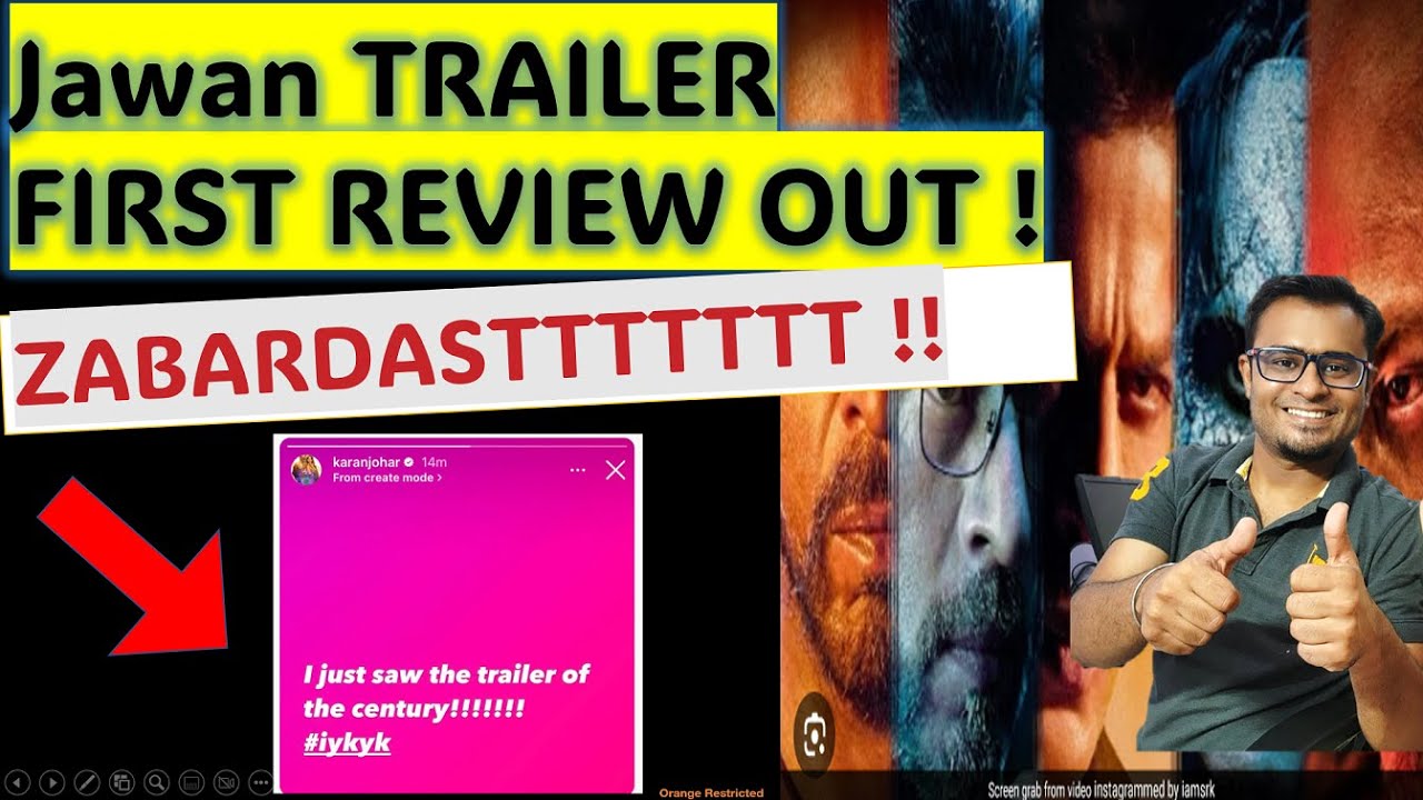 Jawan official Trailer out tomorrow , Jawan Trailer review , Jawan ...