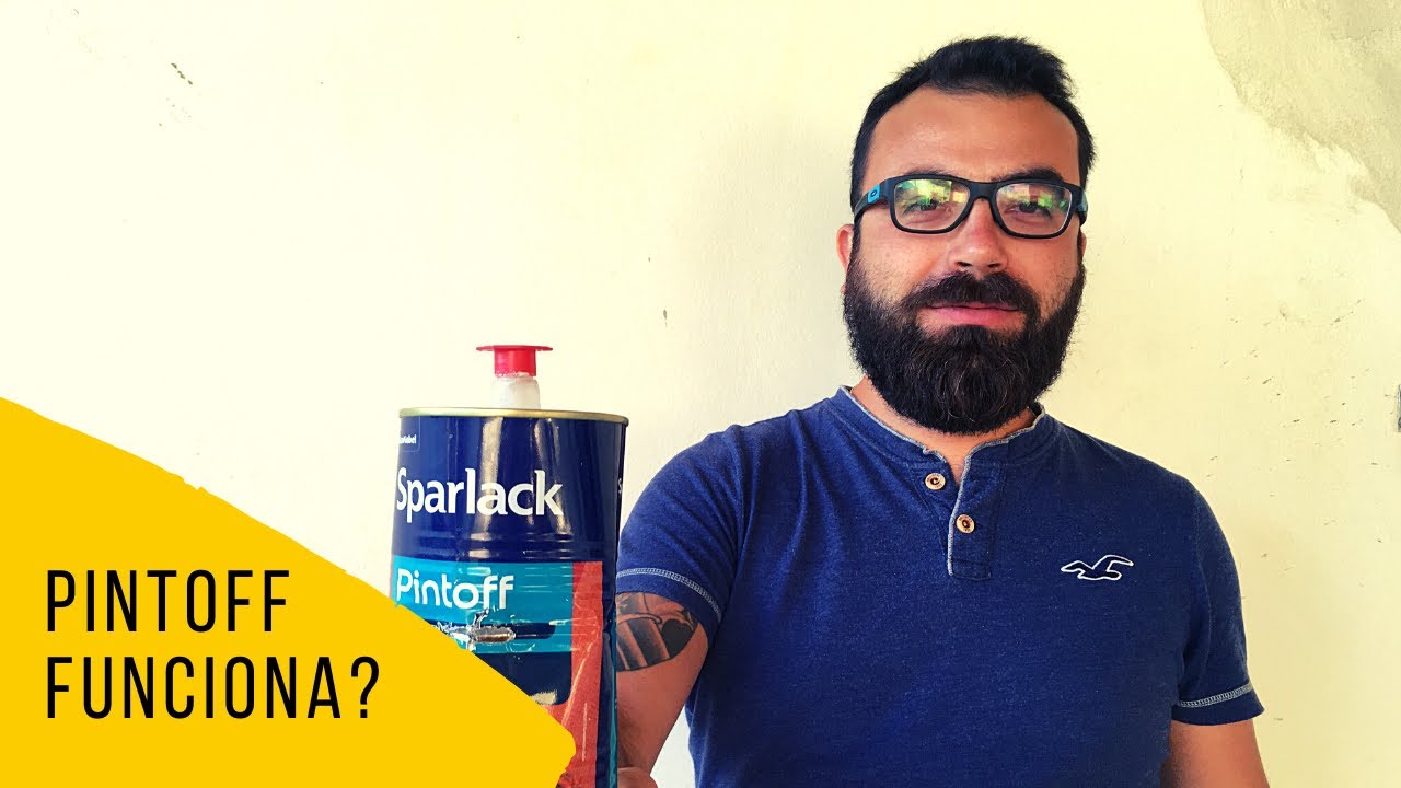 Como remover tinta velha de metais e madeira - Pintoff funciona? - YouTube