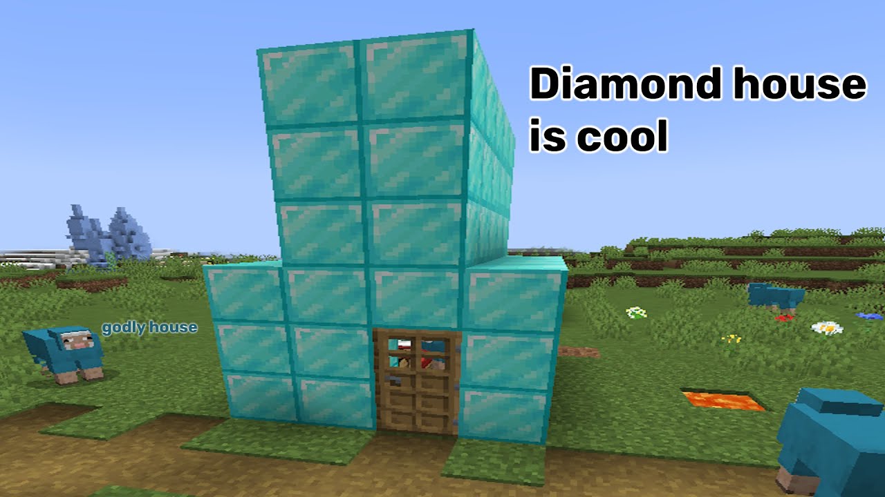diamond house tutorial... - YouTube