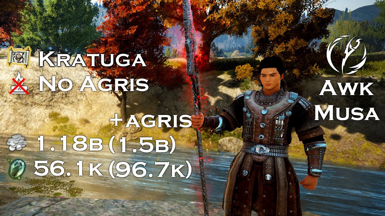BDO | Kratuga 56.1k (L2 only, 96.7k with Agris Fever) | Awakening Musa ...