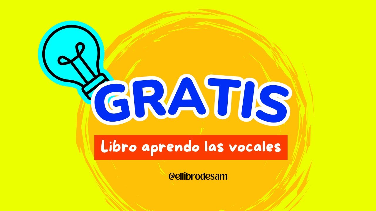 Material educativo: aprendo las vocales. - YouTube