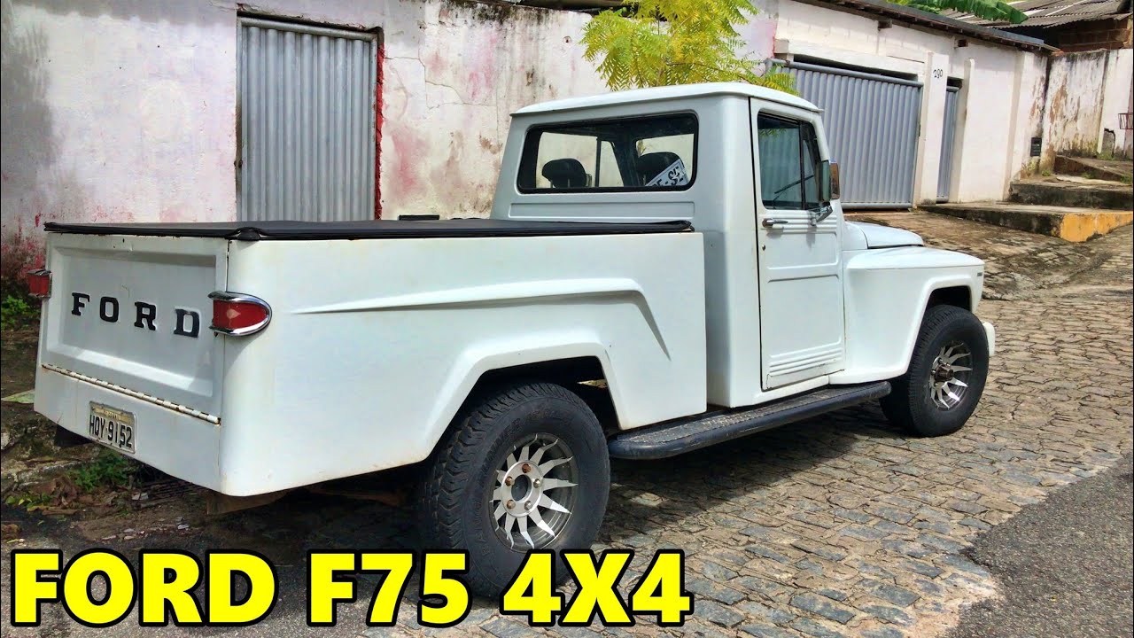 FORD F75 4X4 1971 COM MOTOR 1.8 AP - YouTube