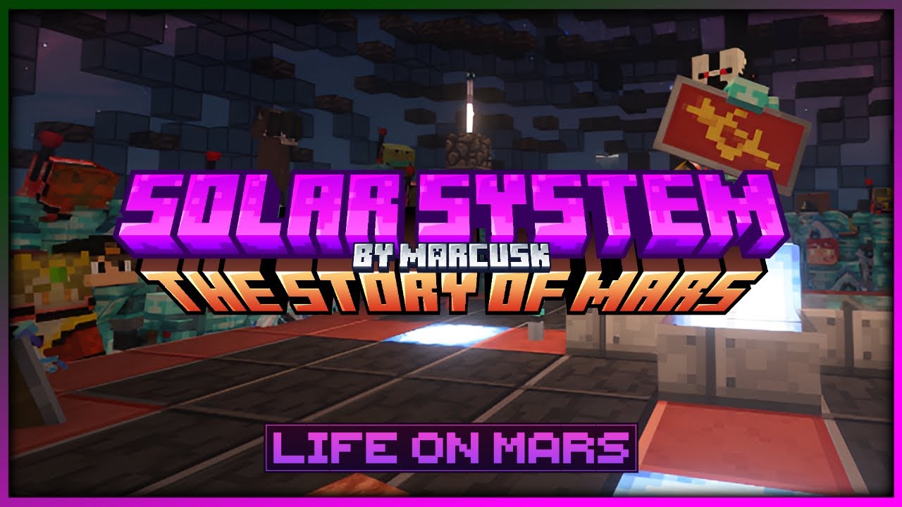 Mars x Life on Mars | MarcusK 1000 Players solar system Minecraft ...