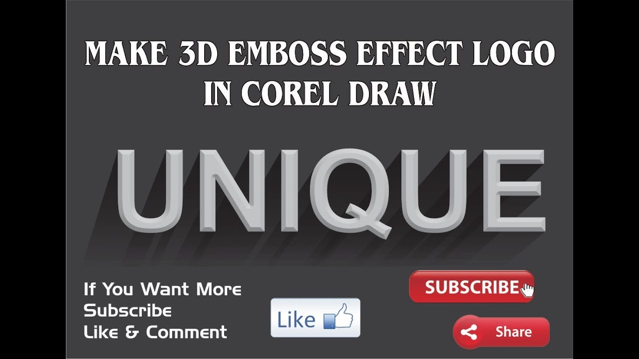 How To Make 3d Emboss Effect In Corel Draw YouTube how-to-make-3d-emboss-effect-in-corel-draw-youtube