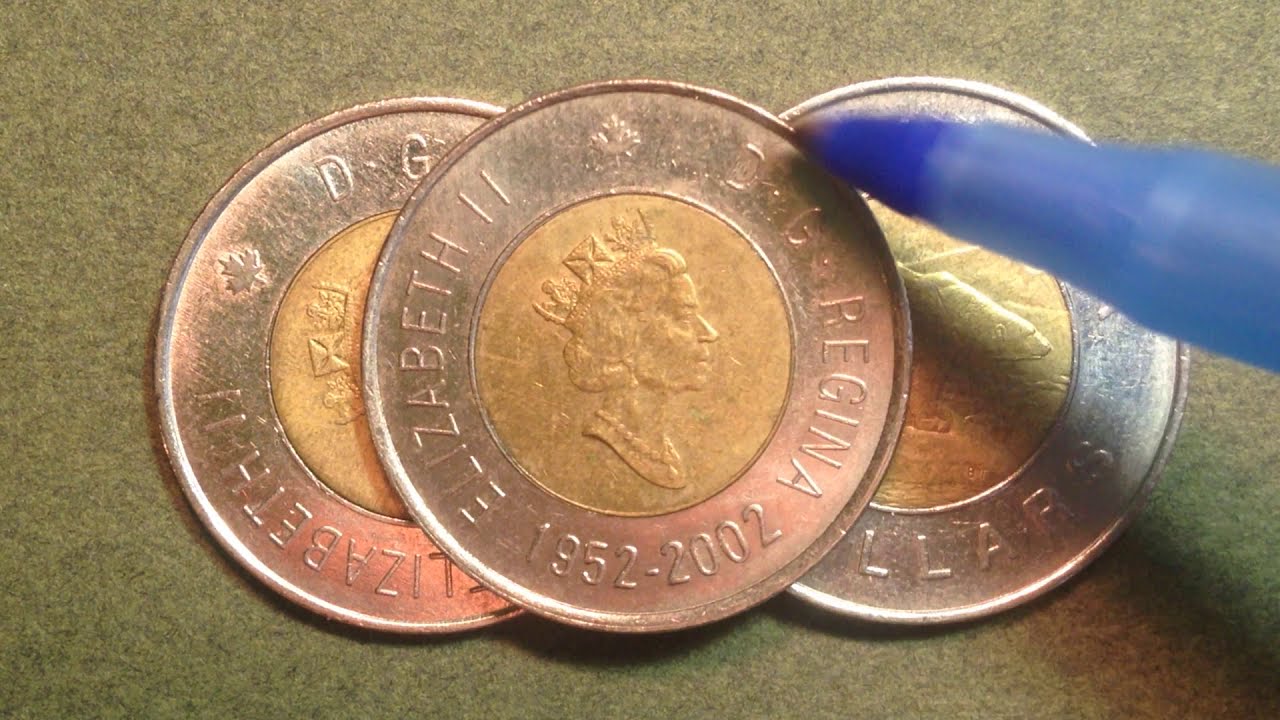 1952 - 2002 Canada Two Dollar Coin - YouTube