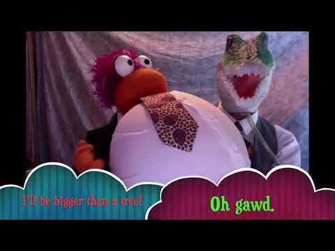 Bigger Than A Crocodile! ( Balloon belly popping )
