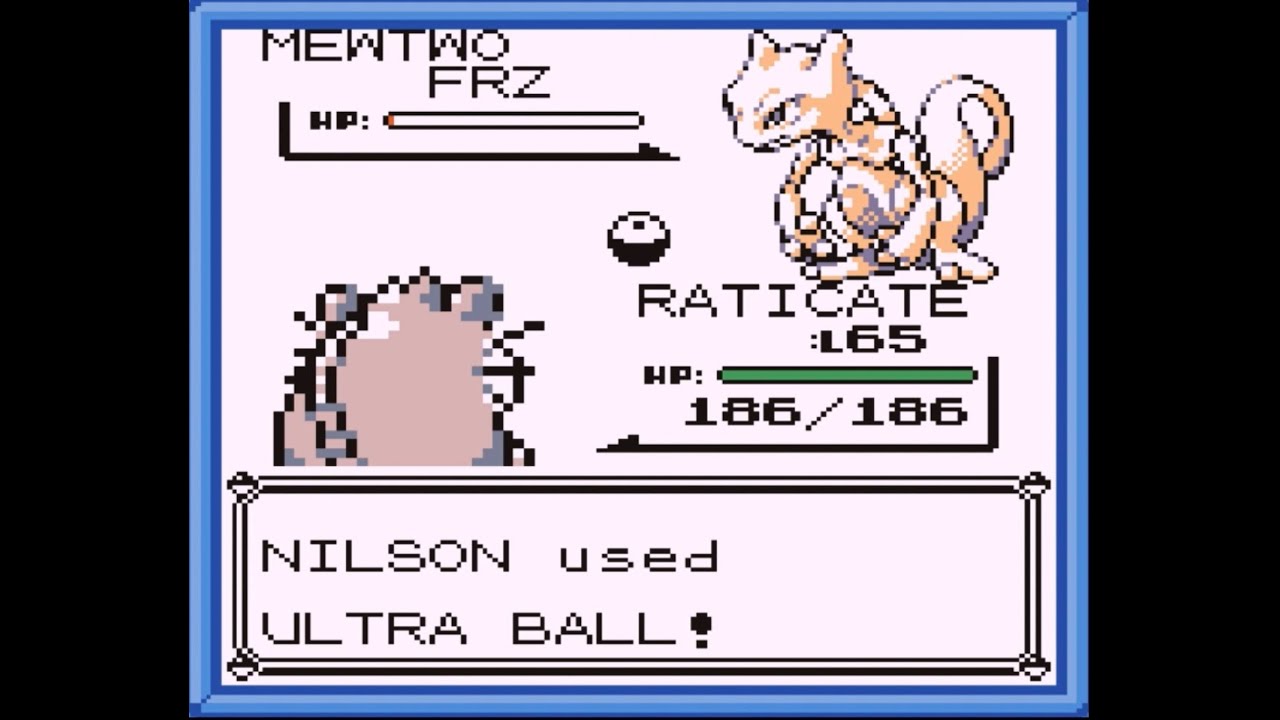 Mewtwo Pokemon Blue 34 - YouTube