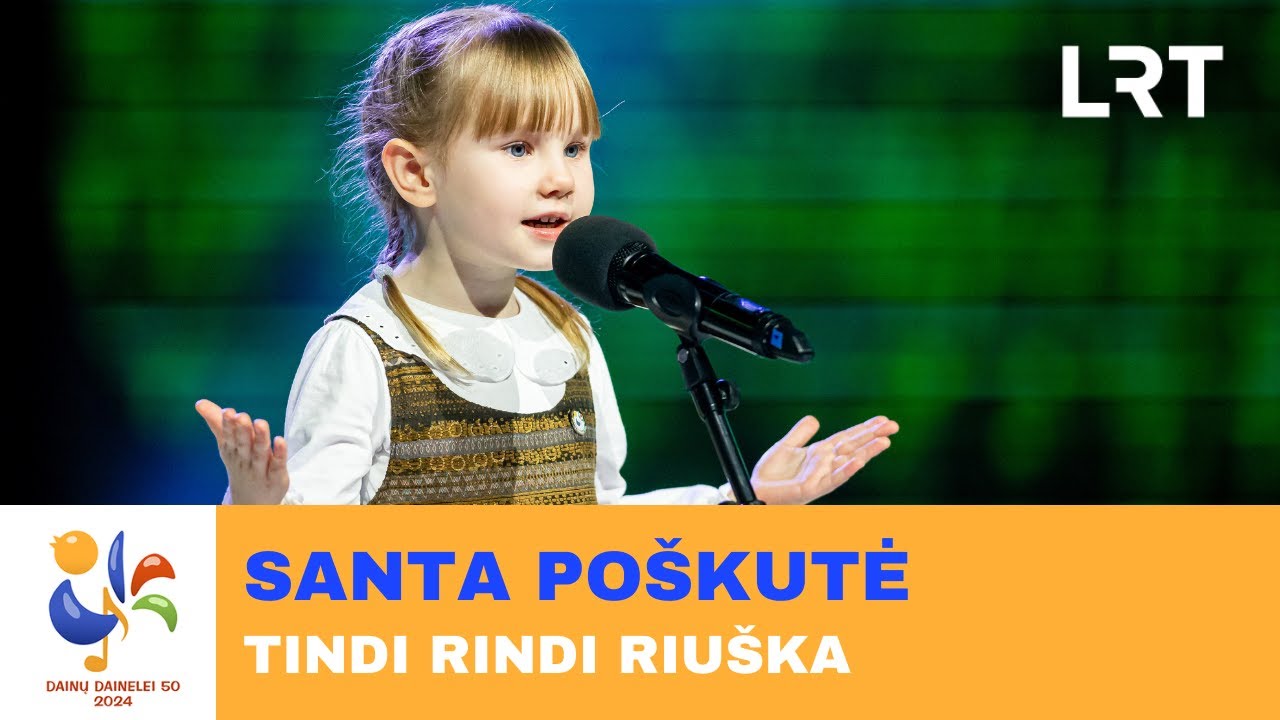 Santa Poškutė – „Tindi rindi riuška“ | „Dainų dainelė 2024“ - YouTube