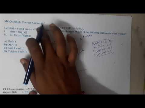 GATE CSE 2015 SET 3 Q ||Algorithms || GATE Insights Version: CSE - YouTube