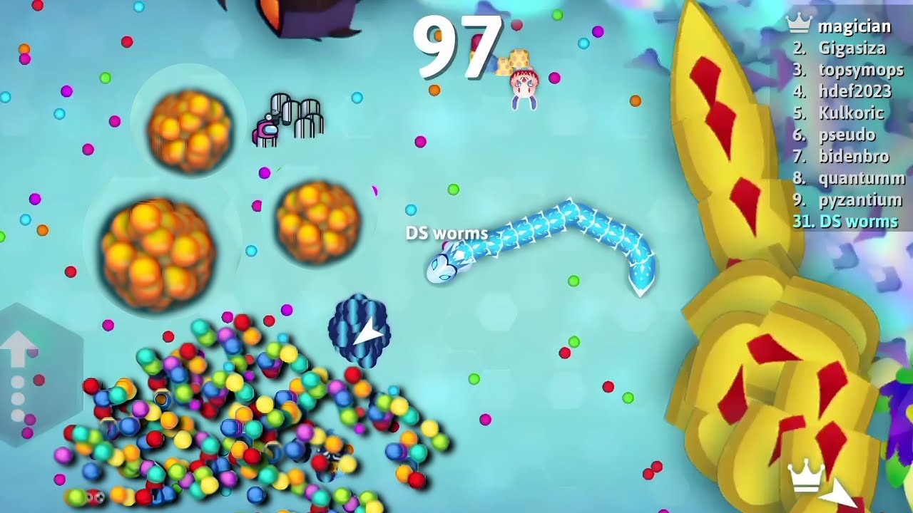 😱 I reached new score 100,000++ points in snake io gameplay🐍 New Queen ...