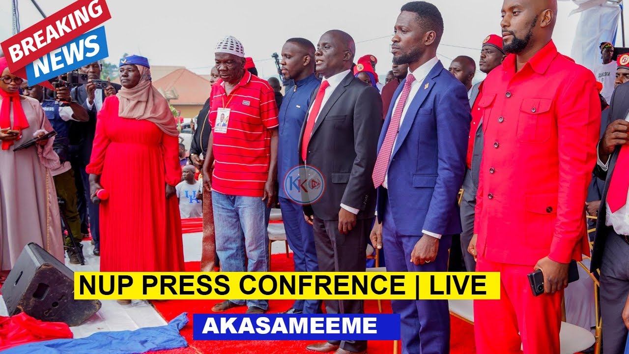 LIVE: BOBI WINE TODAY AT NUP PRESS CONFRENCE | KAVULE - YouTube