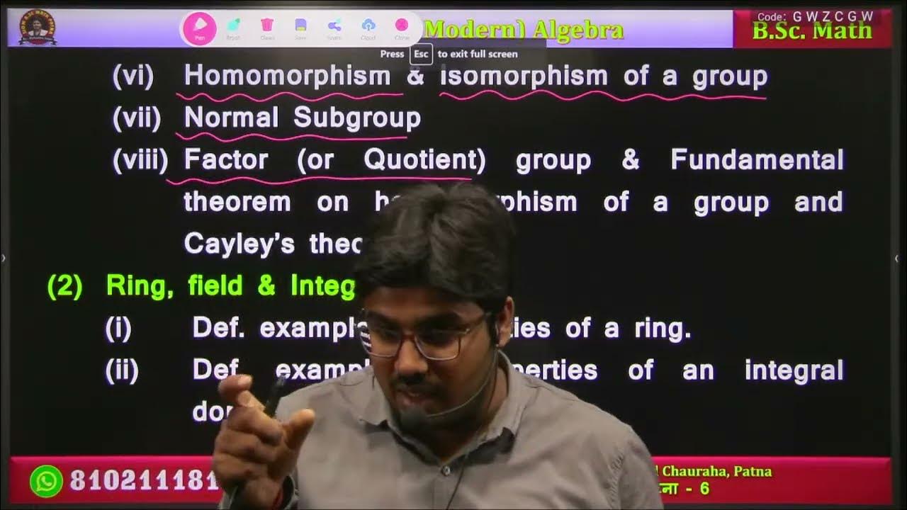 B.Sc Math Part-1/2//Modern(or Abstract) Algebra//Chapter-1st//Group Theory//Binary Operation ...