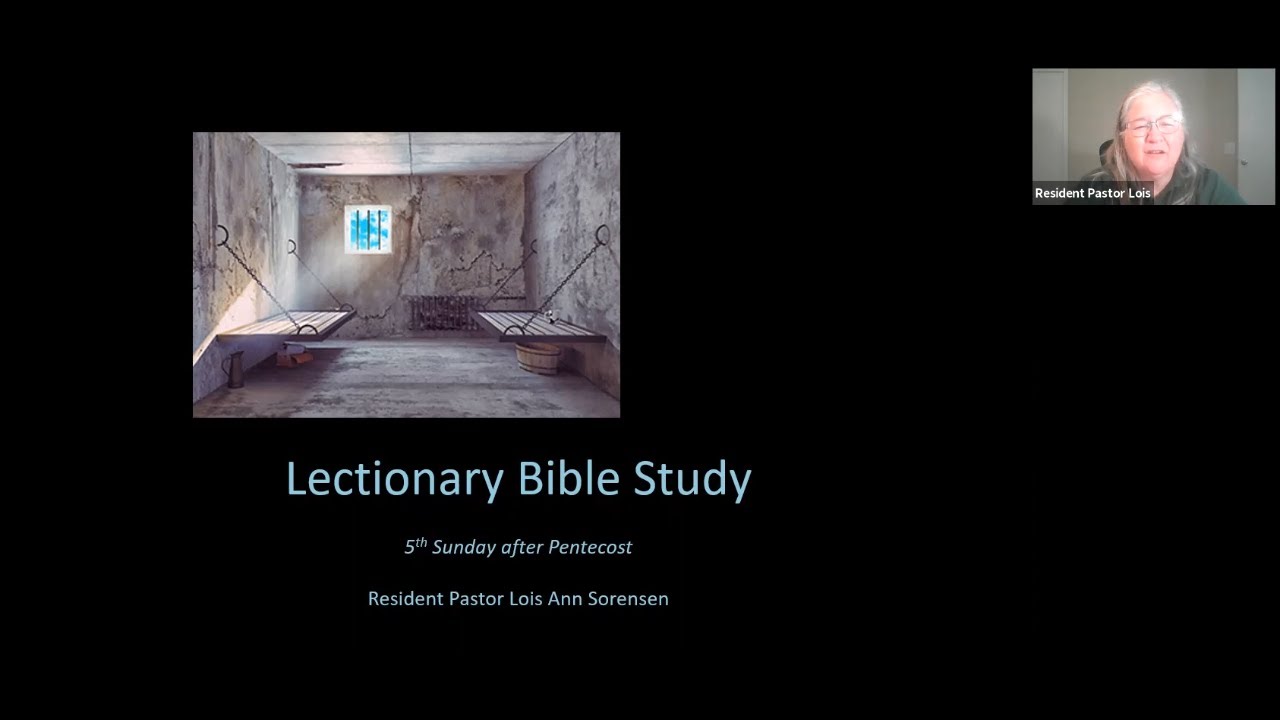 07 02 20 Lectionary Bible Study - YouTube