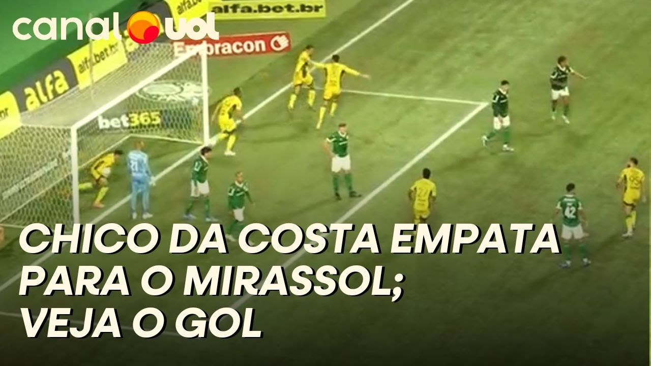 MIRASSOL EMPATA O JOGO COM CHICO DA COSTA APÓS BELA JOGADA ENSAIADA ...