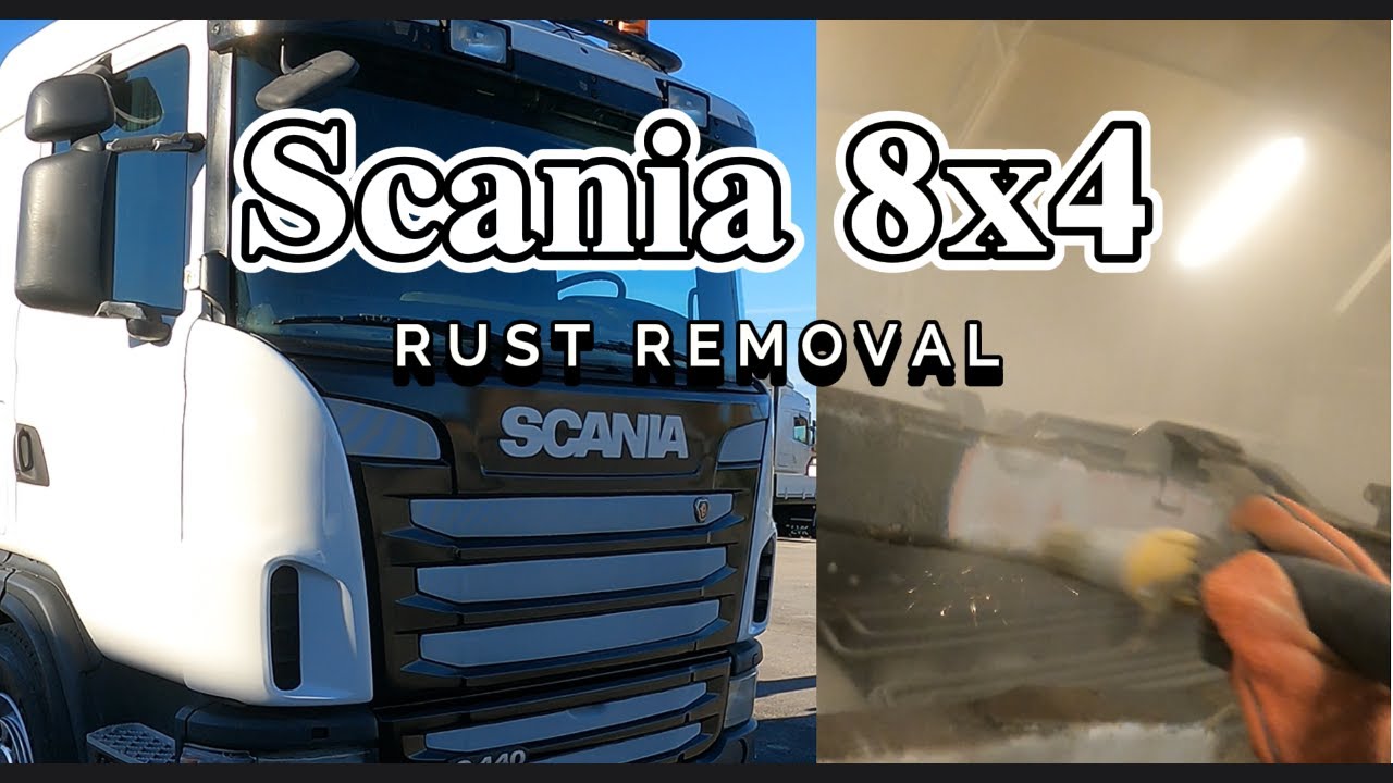 Creative Sandblasting Techniques on 8x4 Scania G440: New Look Alert ...