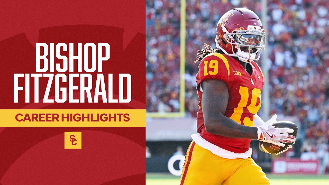 USC S Bishop Fitzgerald | Midseason All-American Highlights - YouTube