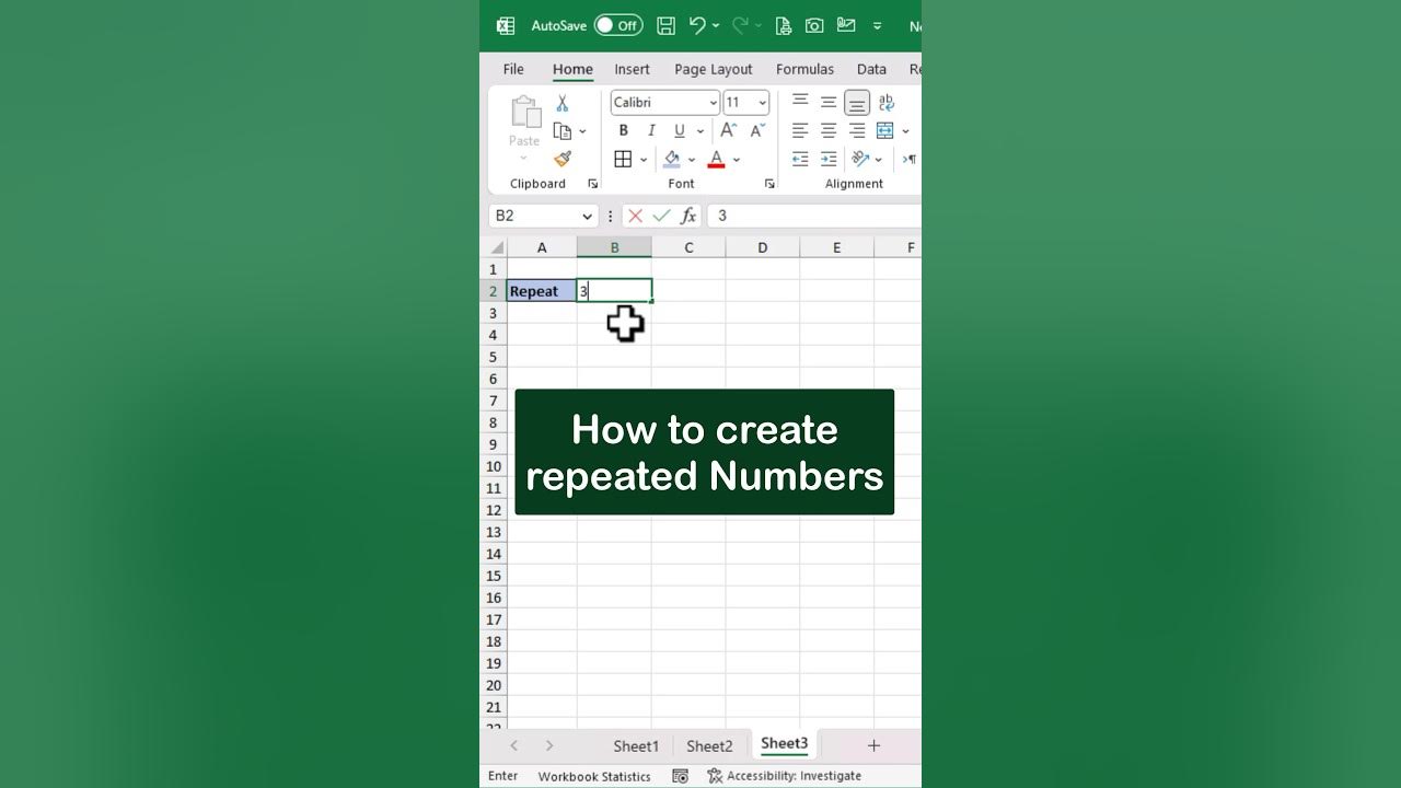 Create Repeated Numbers By Using The Sequence Function Youtube