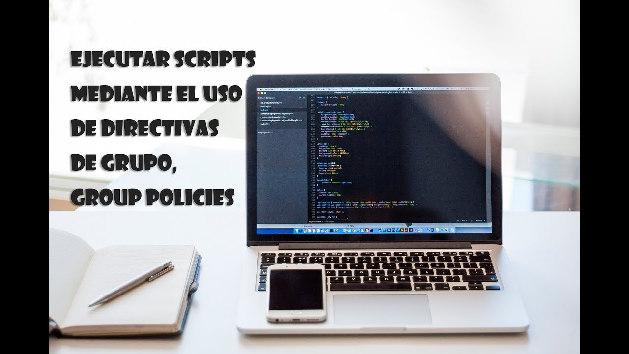 Ejecutar scripts mediante GPO - YouTube