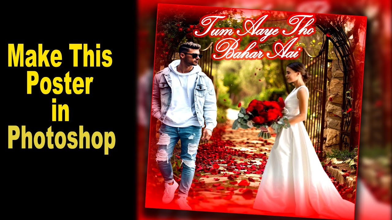 How to make poster in photoshop 7.0, Poster design in photoshop ...