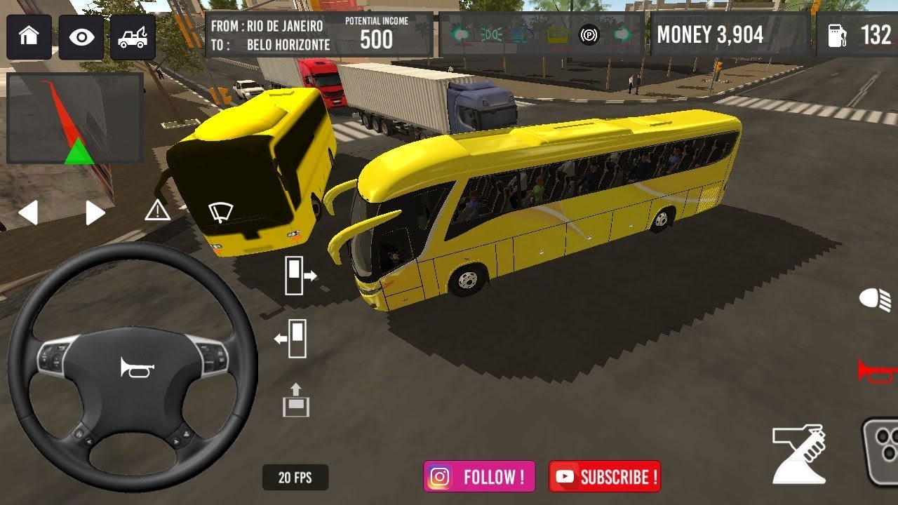 Top 3d Indian Simulator Bus Game Play 2023||Simulator Bussid Mod Game ...